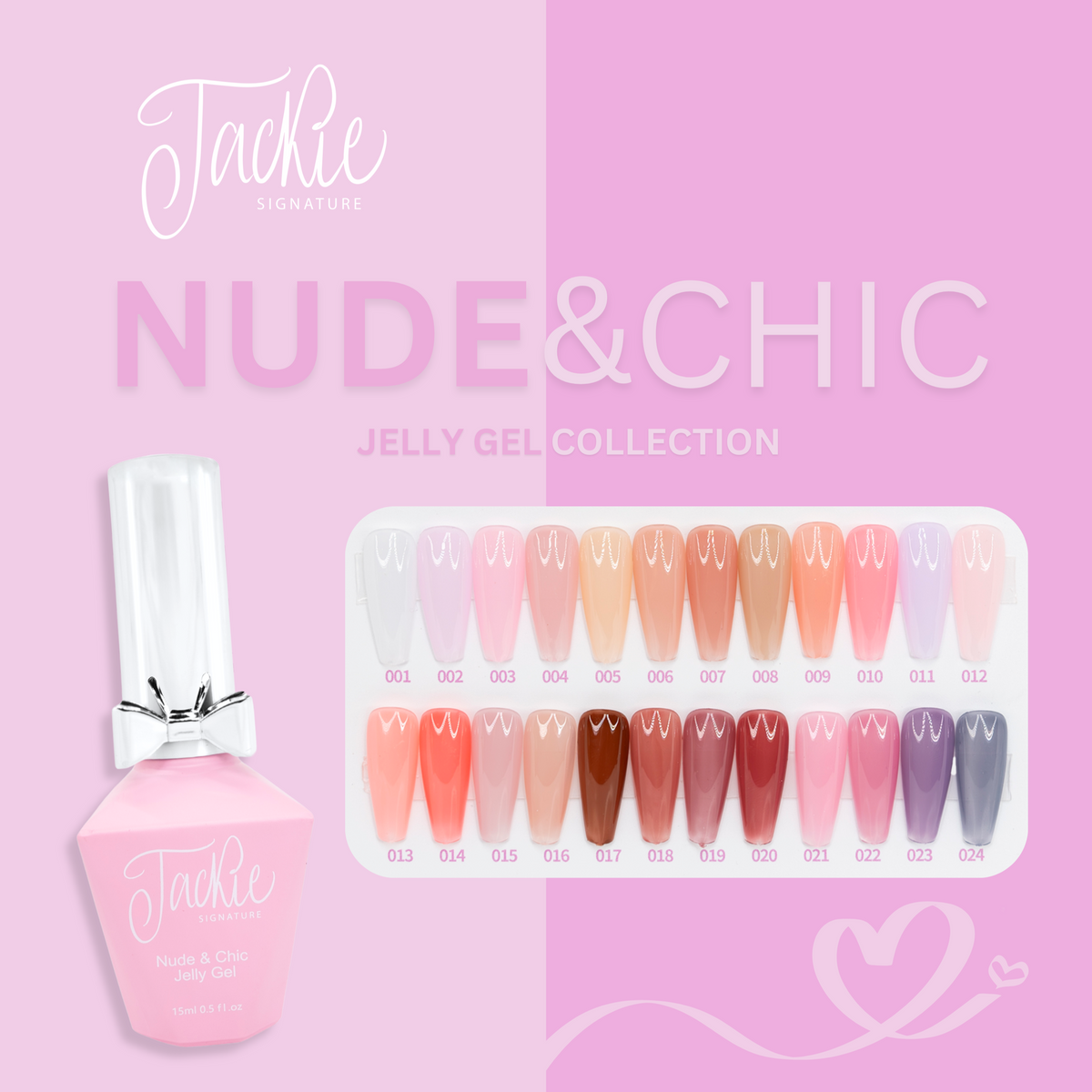 Jackie Signature | NUDE & CHIC | SET OF 24 – Lucky Nail Supply